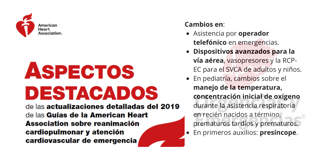 RCP 2015-2024 AHA y ERC - Urgencias y emergencias®