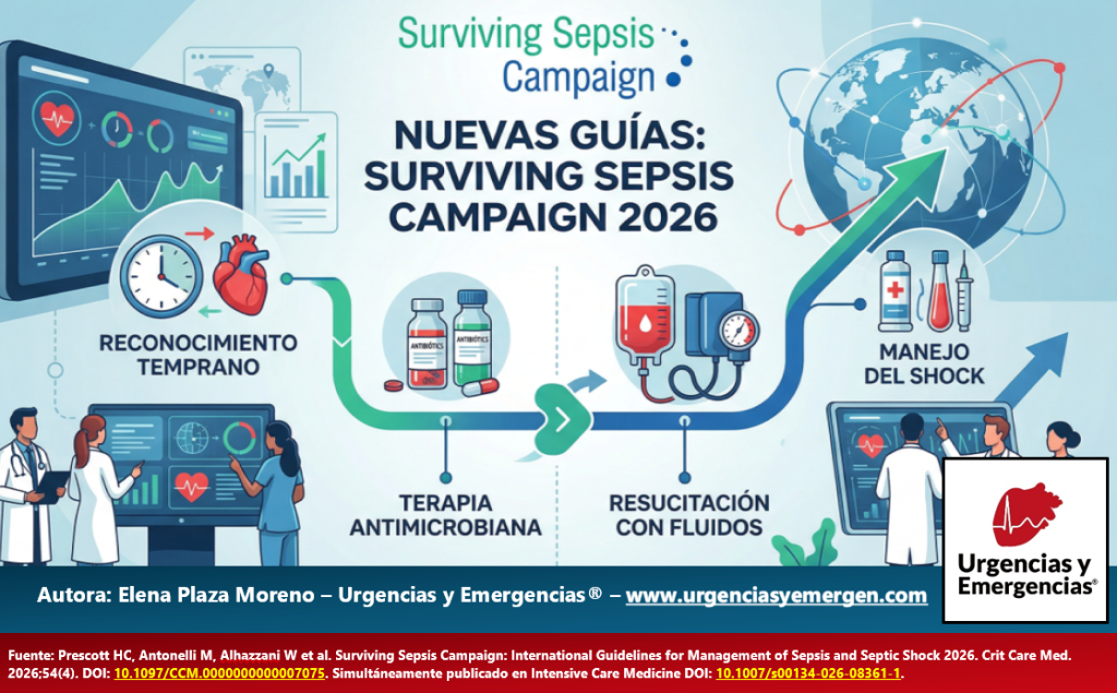 Guías Surviving Sepsis Campaign 2026 en español - Urgencias y emergencias®